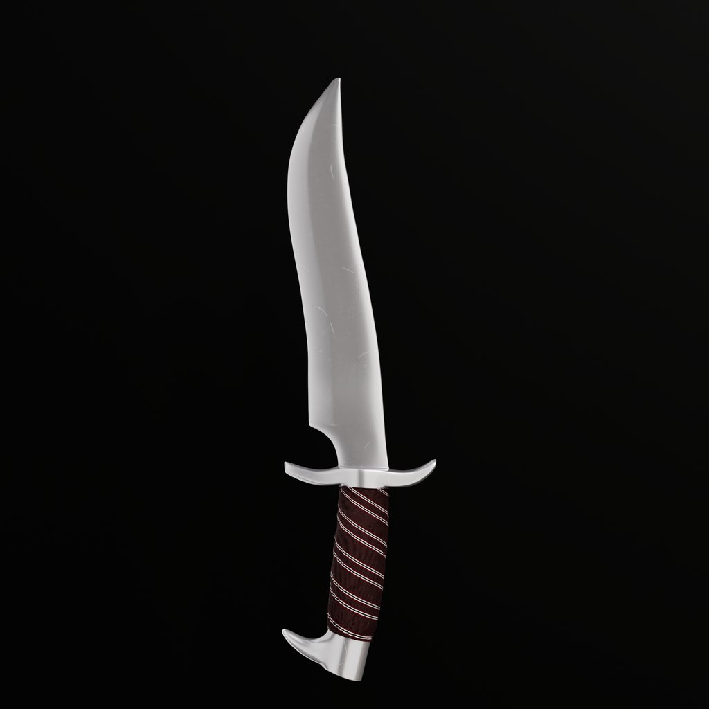 Modern Tactical Knife | FREE Historical Weapons models | BlenderKit