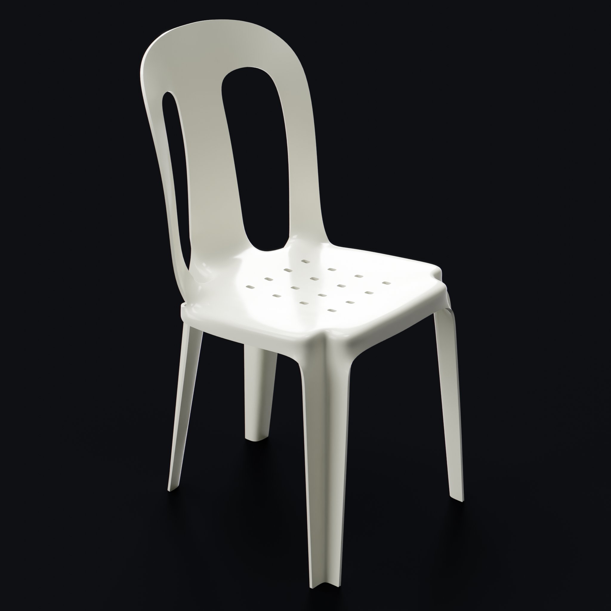 Monoblock | FREE Sitting Chairs models | BlenderKit