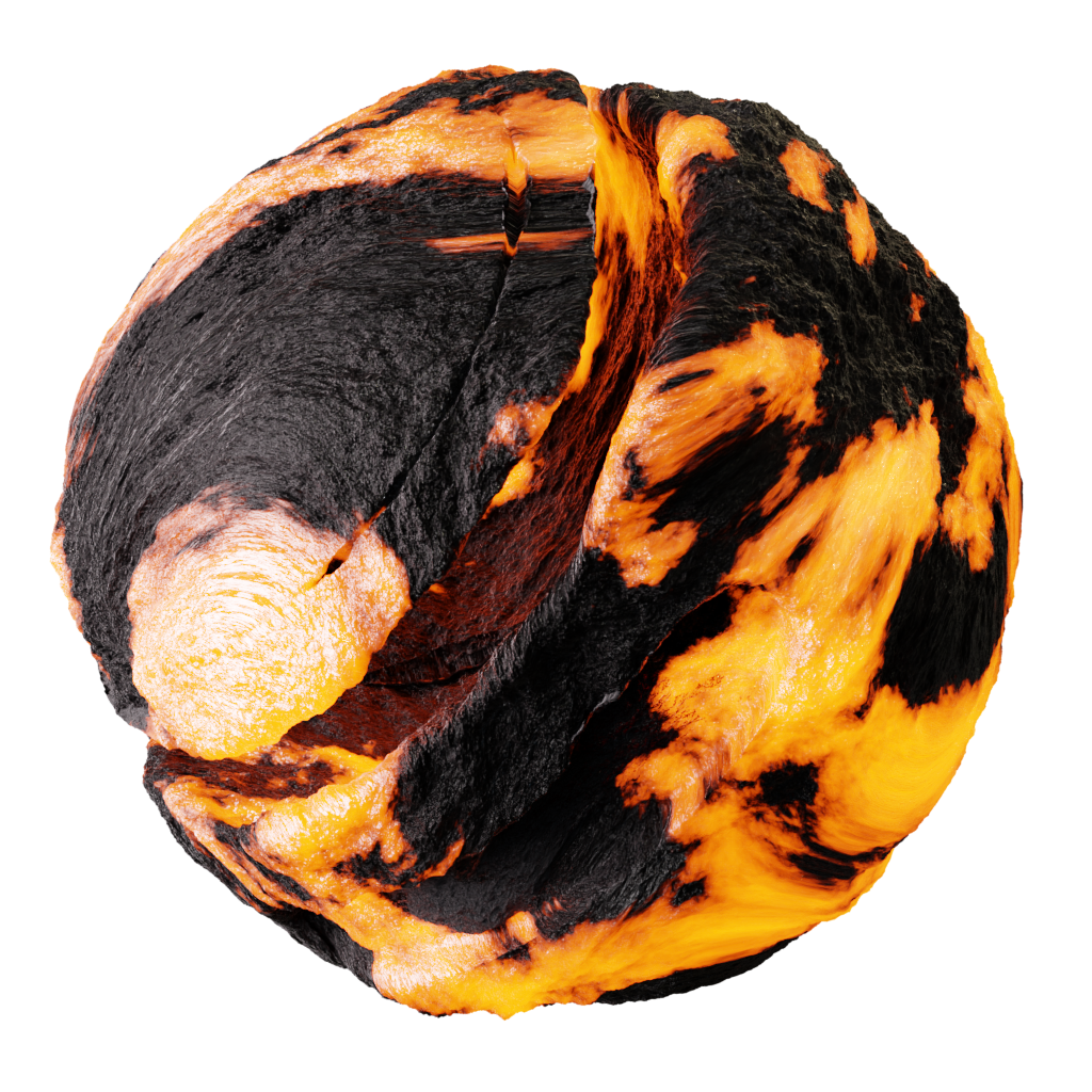 Lava Magma 04 | FREE rock materials | BlenderKit