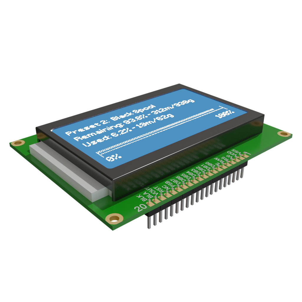 BlenderKit | Download the FREE 128x64 Graphical LCD model
