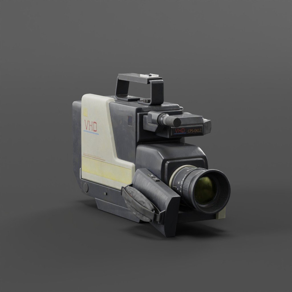 Retro VHS Camcorder | Video devices models | BlenderKit