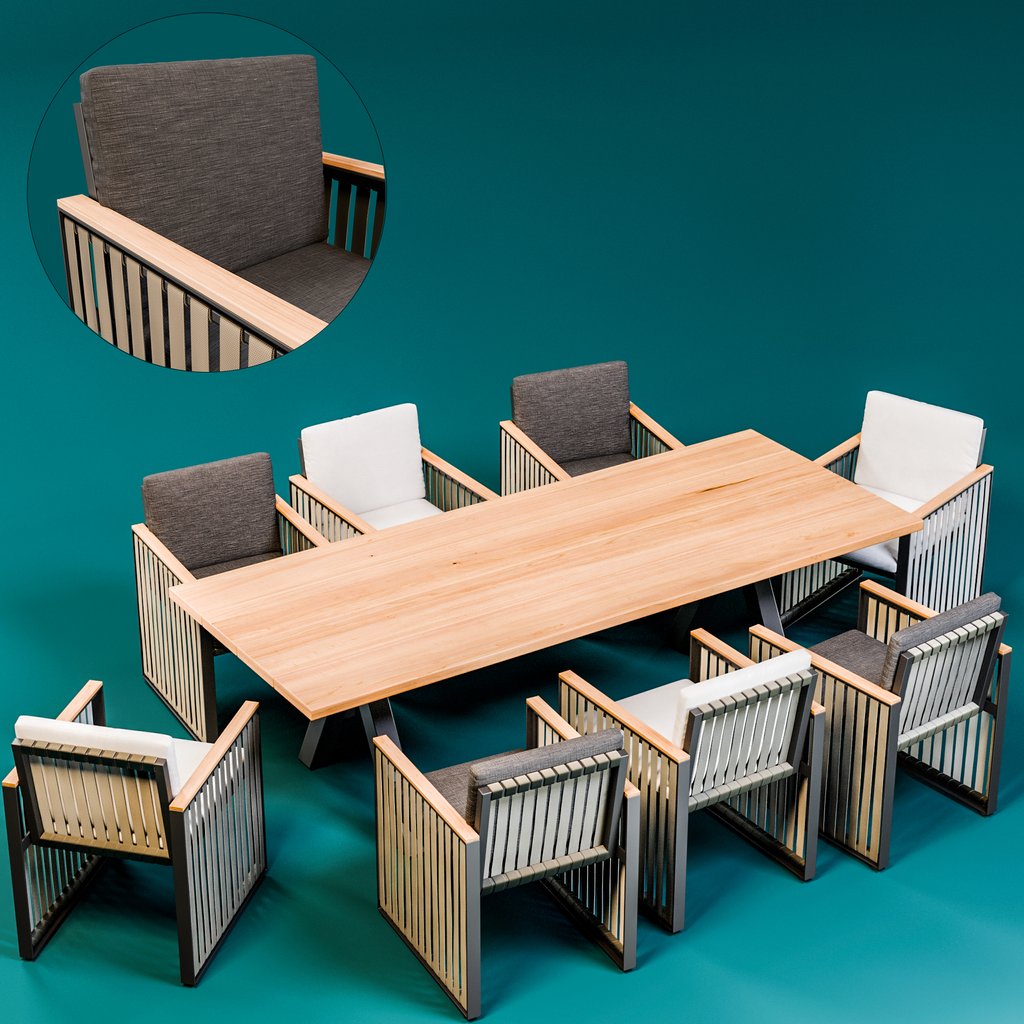 Round table with succulent | FREE Tables models | BlenderKit