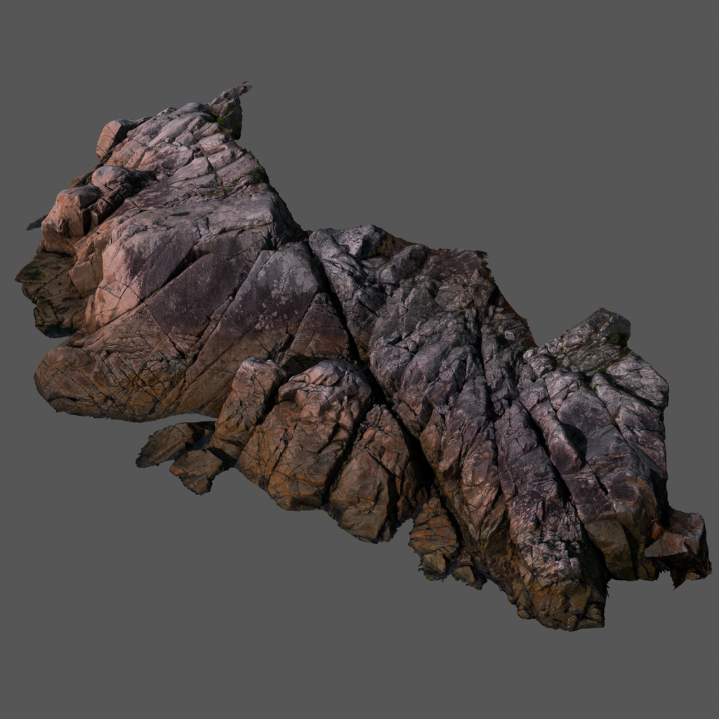 Procedural Low Poly Rock | FREE Terrains models | BlenderKit
