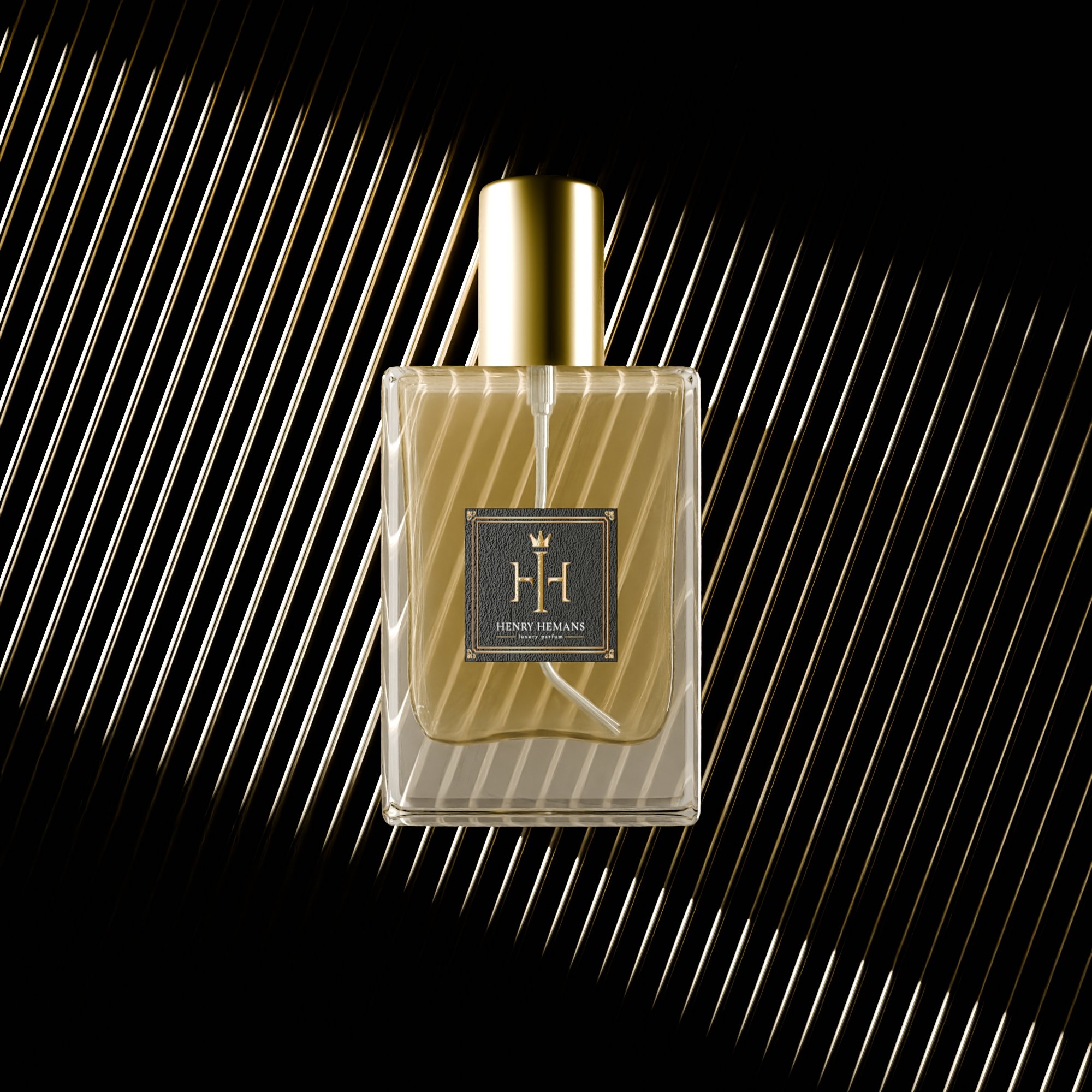 Luxurious Henry Hemans Perfume Bottle | Mockup scenes | BlenderKit