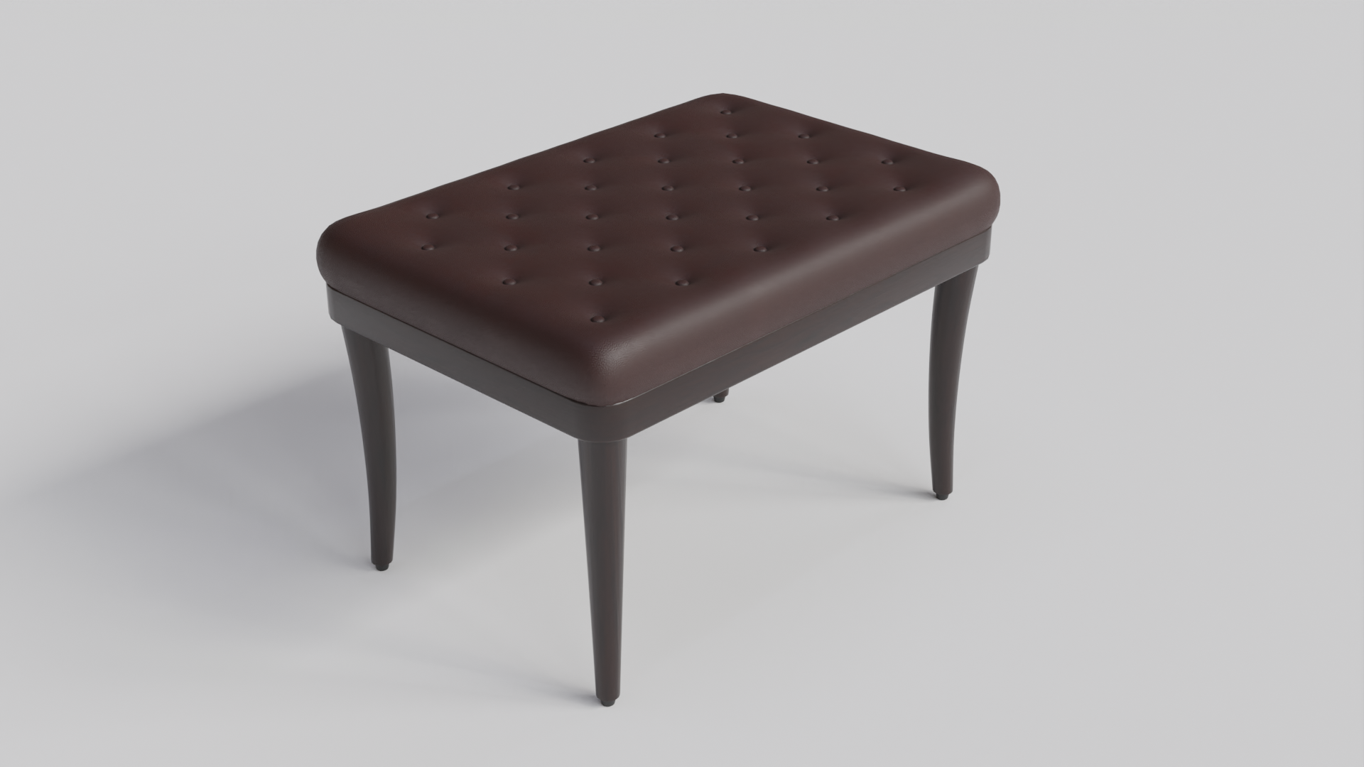 Leather Stool | FREE Sitting Chairs models | BlenderKit