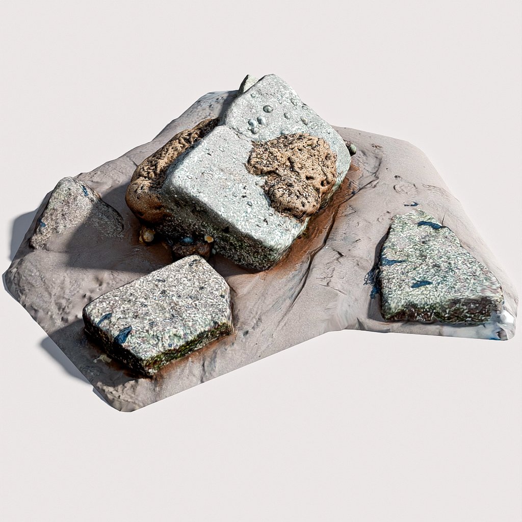 Beach Rocks | Terrains models | BlenderKit