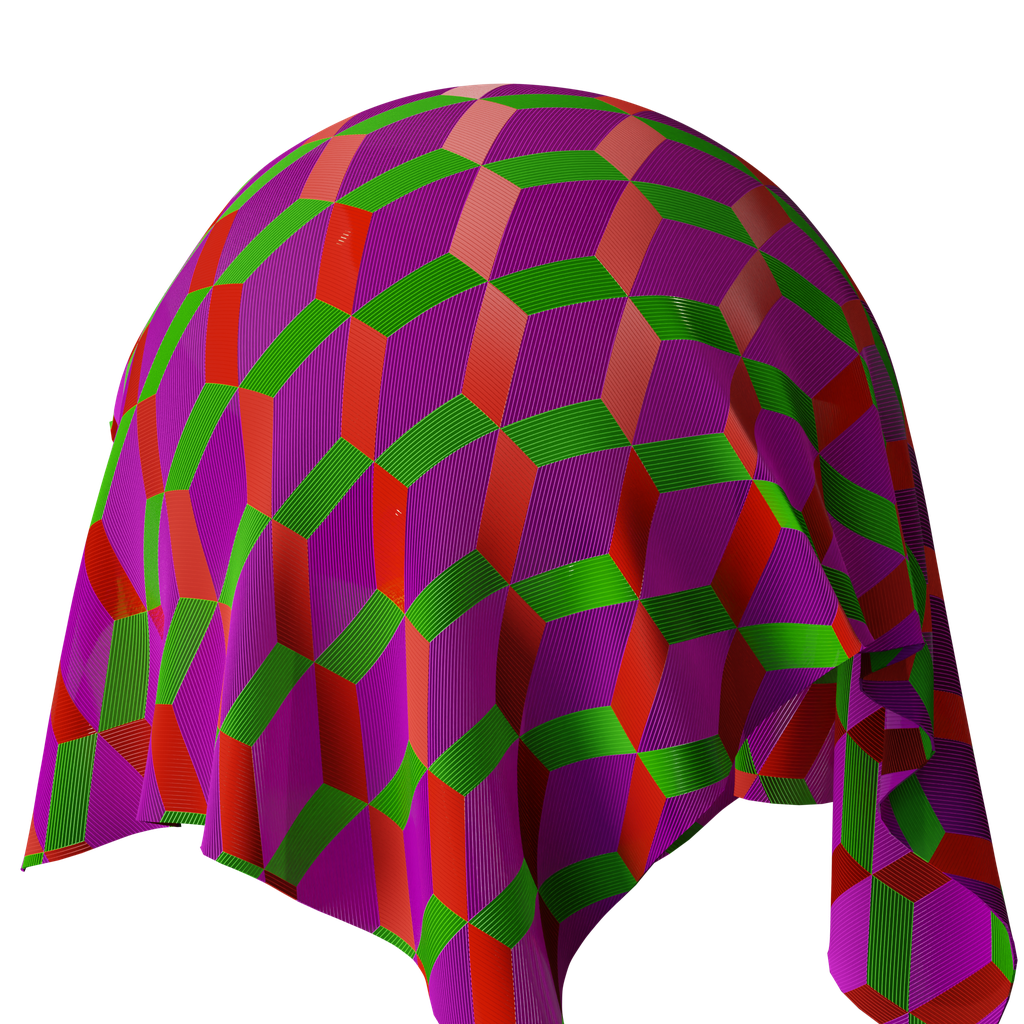 Procedural cube tiles | FREE ornaments materials | BlenderKit