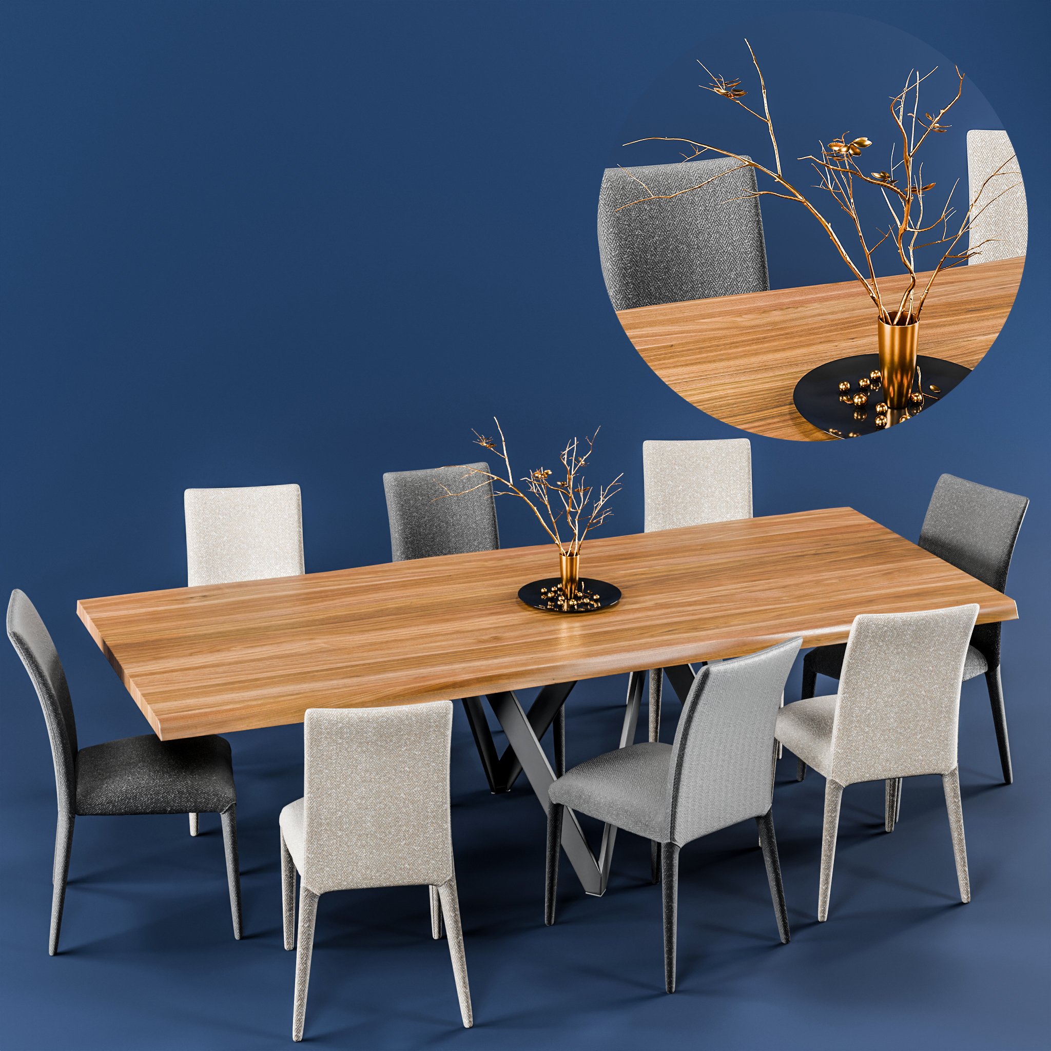 Table #5 | Tables models | BlenderKit