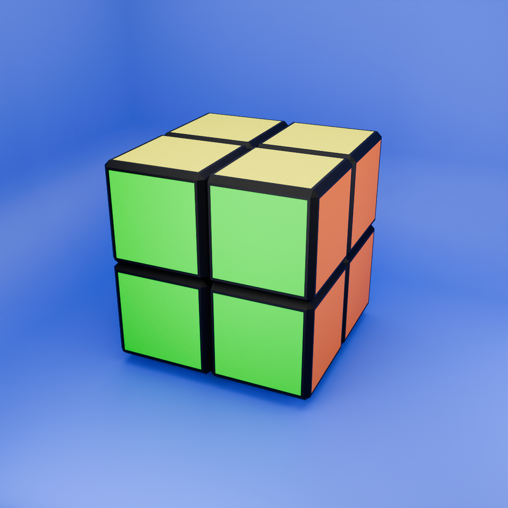 2x2 Rubik's Cube | FREE Hobby Accessories models | BlenderKit