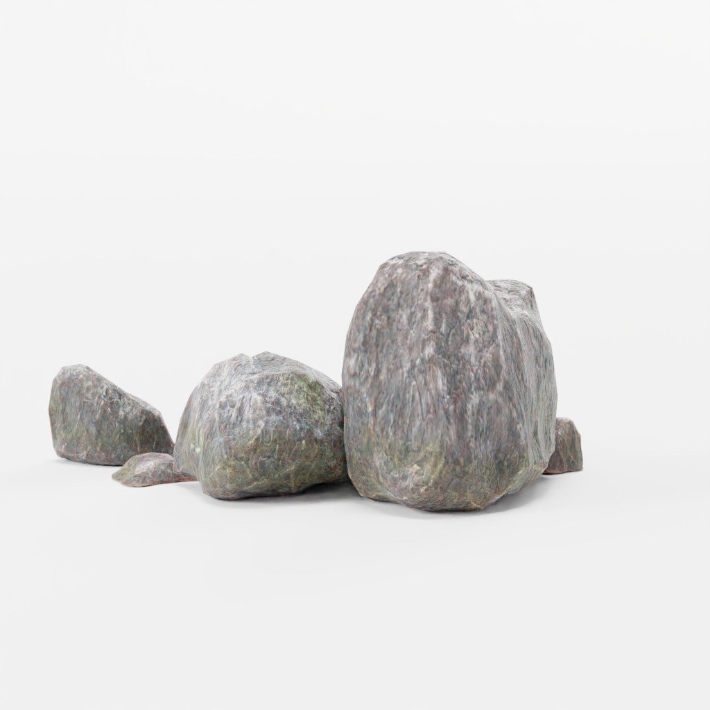 Rock Formation - Stone Outcrop 4 | Terrains models | BlenderKit