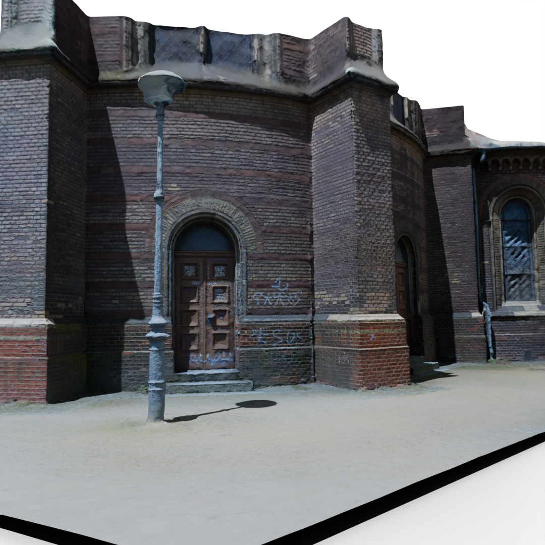 Old Round Building Entrances | Historic Buildings models | BlenderKit