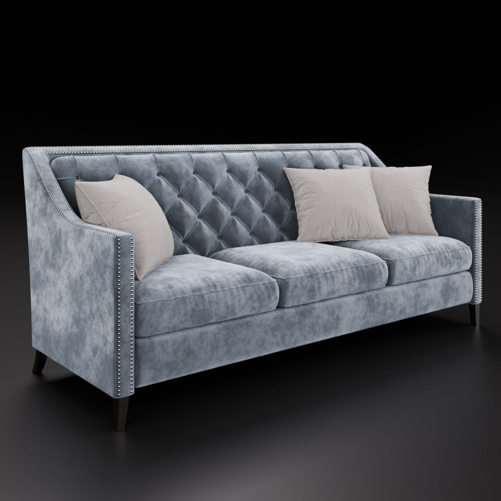 Sofa Marianne Modern Tufted | Sofas models | BlenderKit