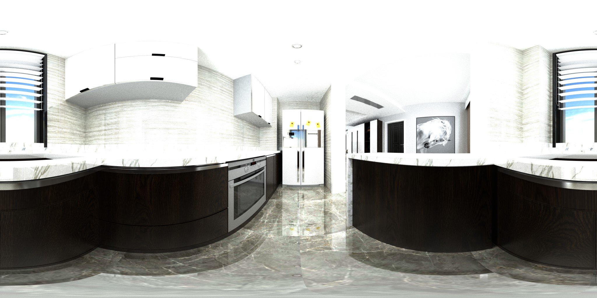 Kitchen | Interiors HDRis | BlenderKit