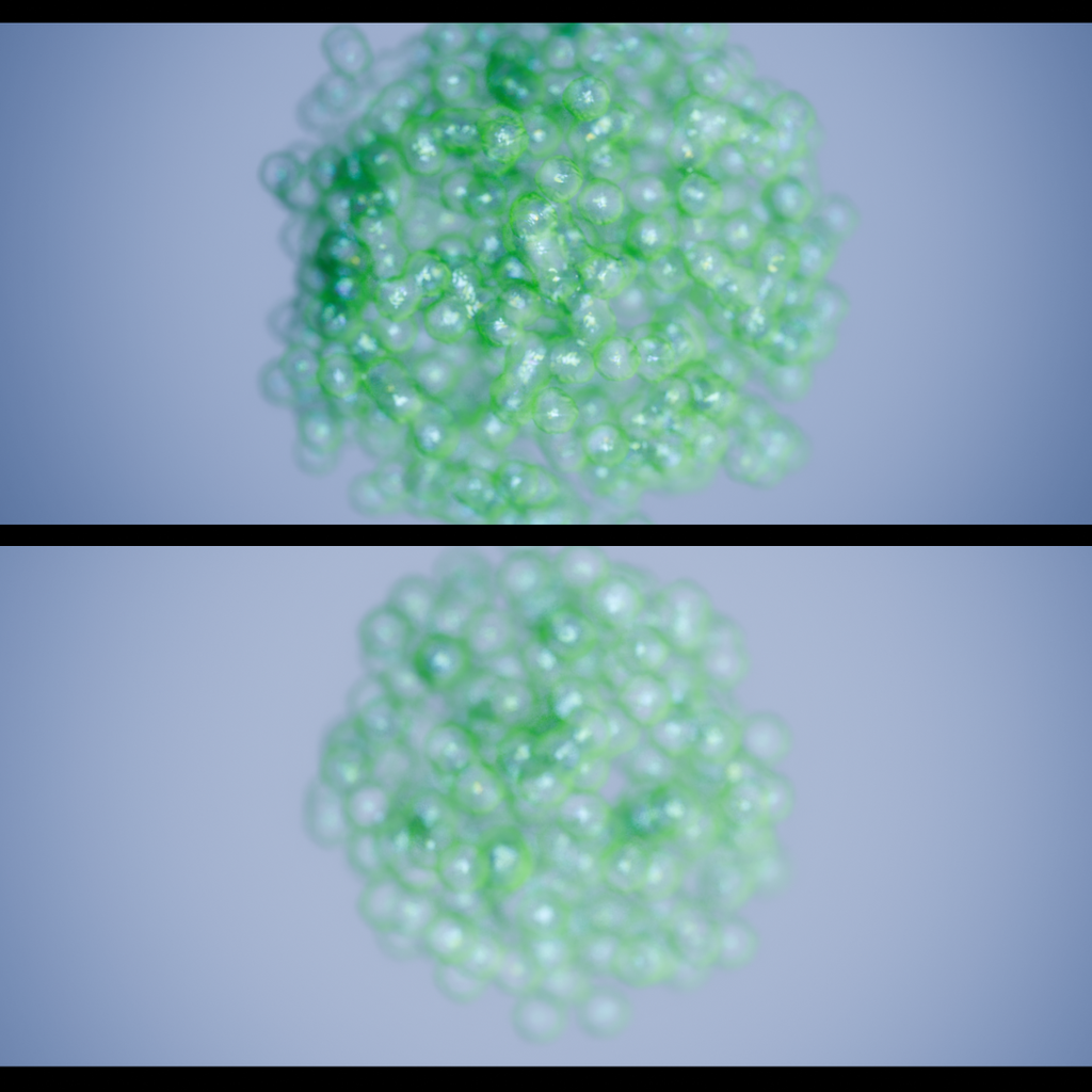 Abstract Spheres Cluster Geometry Nodes | Background scenes | BlenderKit