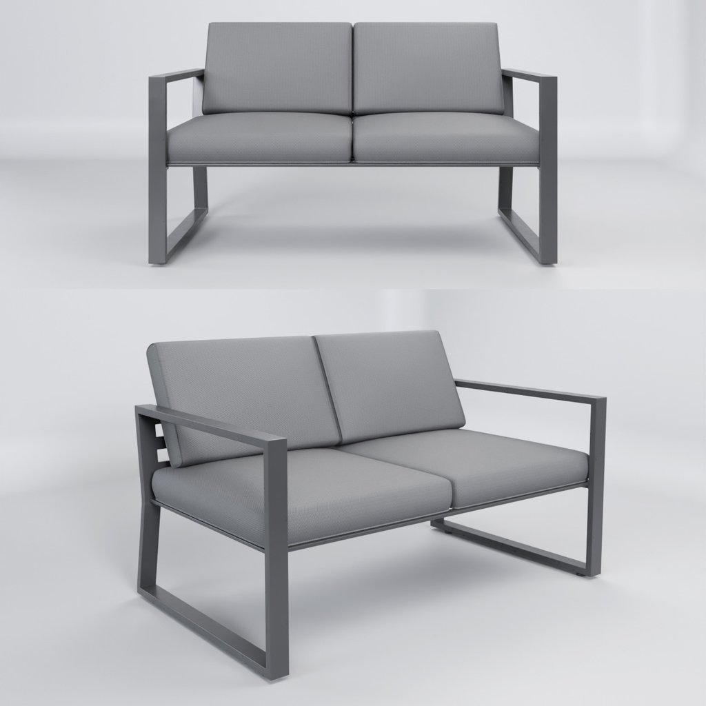 Outdoor Sofa | FREE Outdoor Furniture models | BlenderKit