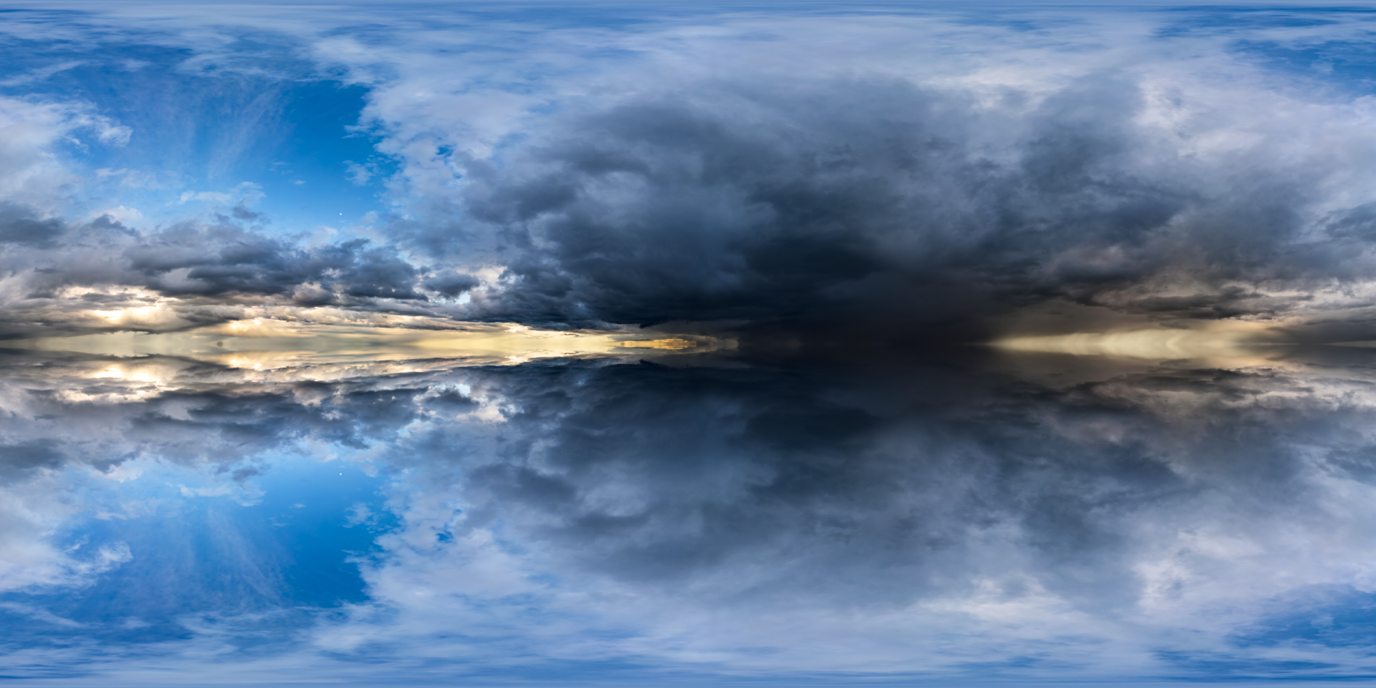 Infinite Real Sky - Dark Storm Cloud | Nature HDRis | BlenderKit