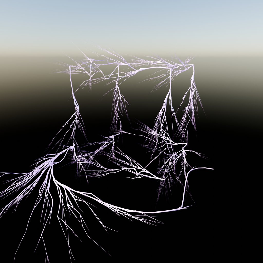 Tree Trunk / Lightning Bolt Generator | FREE Edit / Object mode Node Groups | BlenderKit