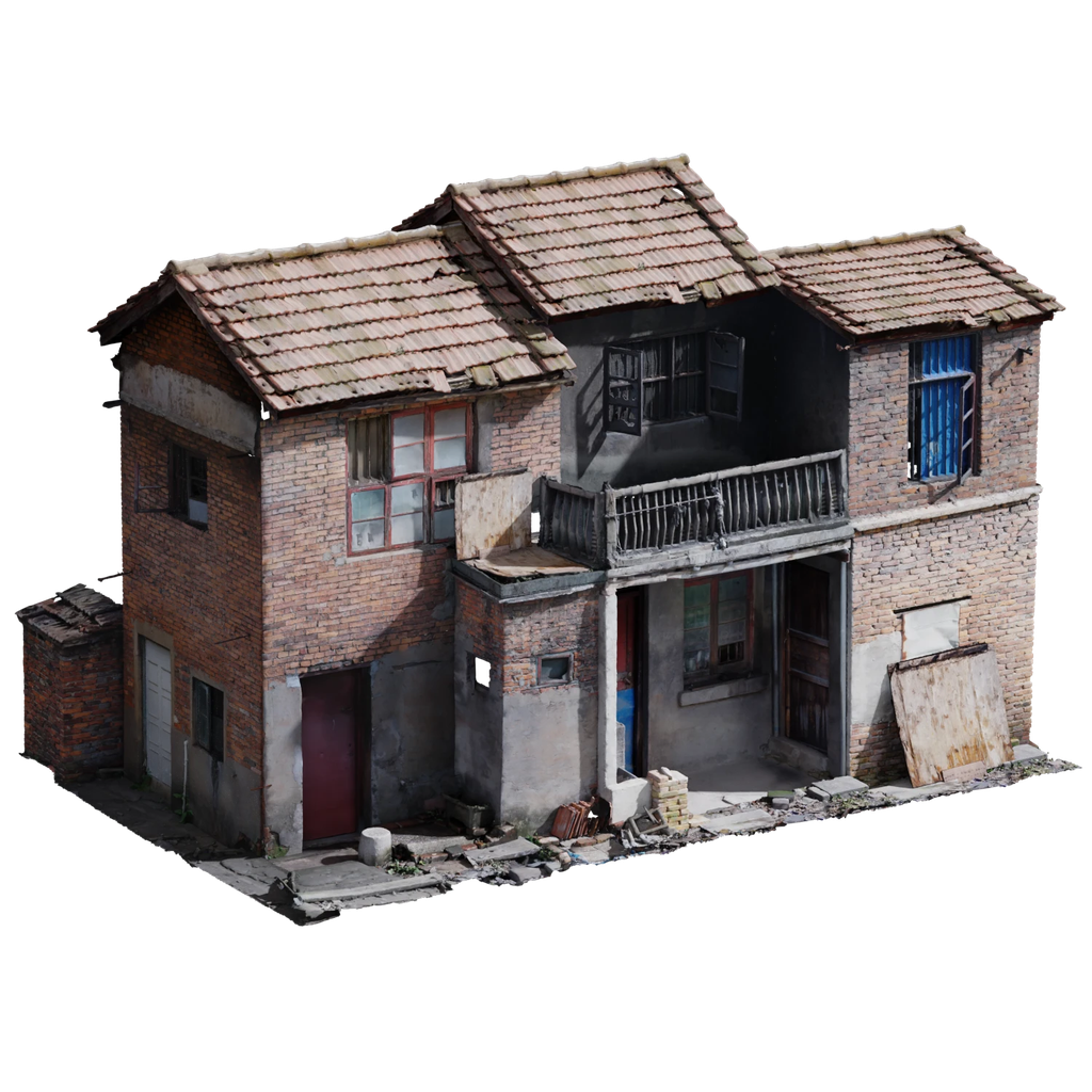Scan Old Building | FREE Commercial Buildings models | BlenderKit