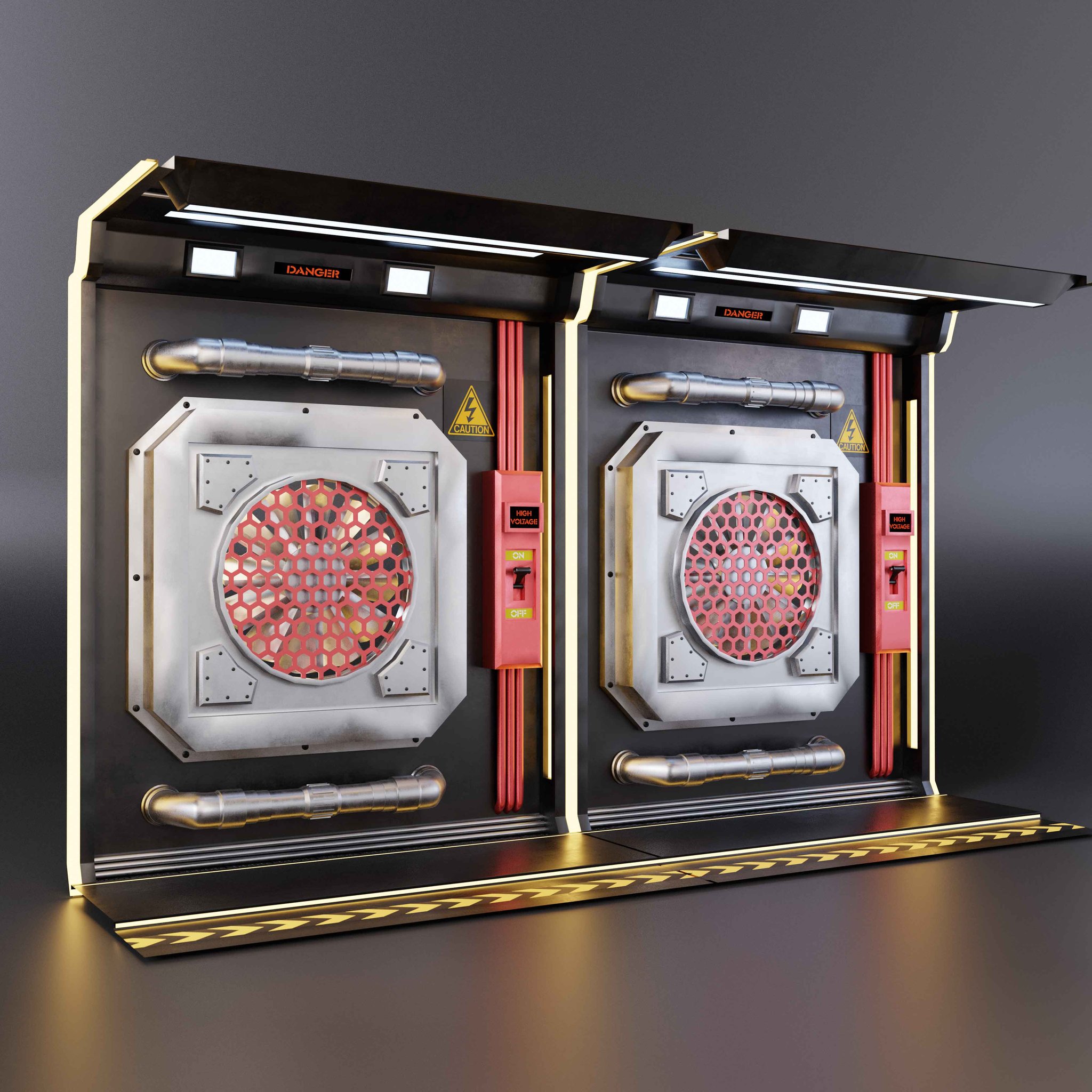 Propeller Panel | Computer Components & Hardware models | BlenderKit