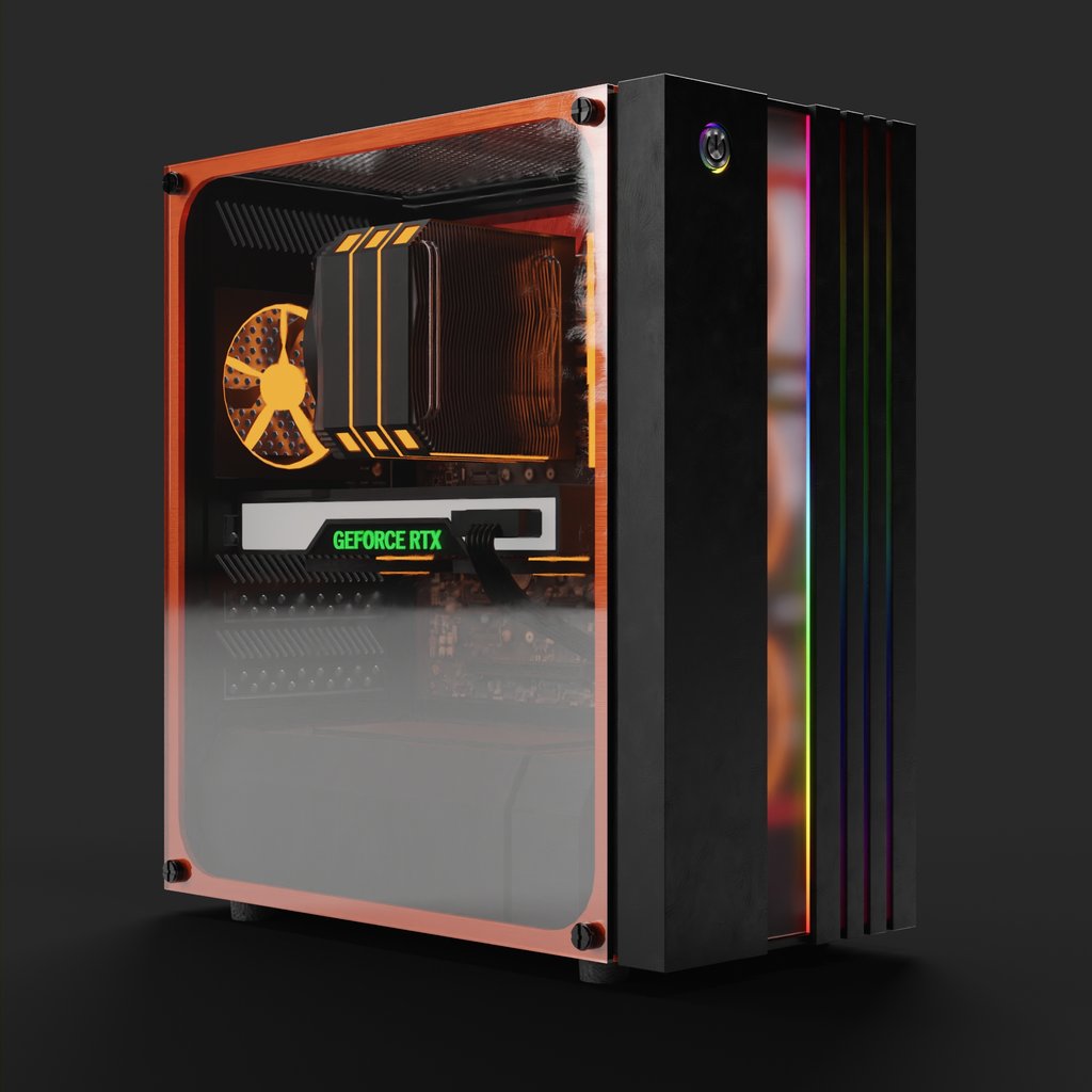 Computer Build | FREE Desktops models | BlenderKit