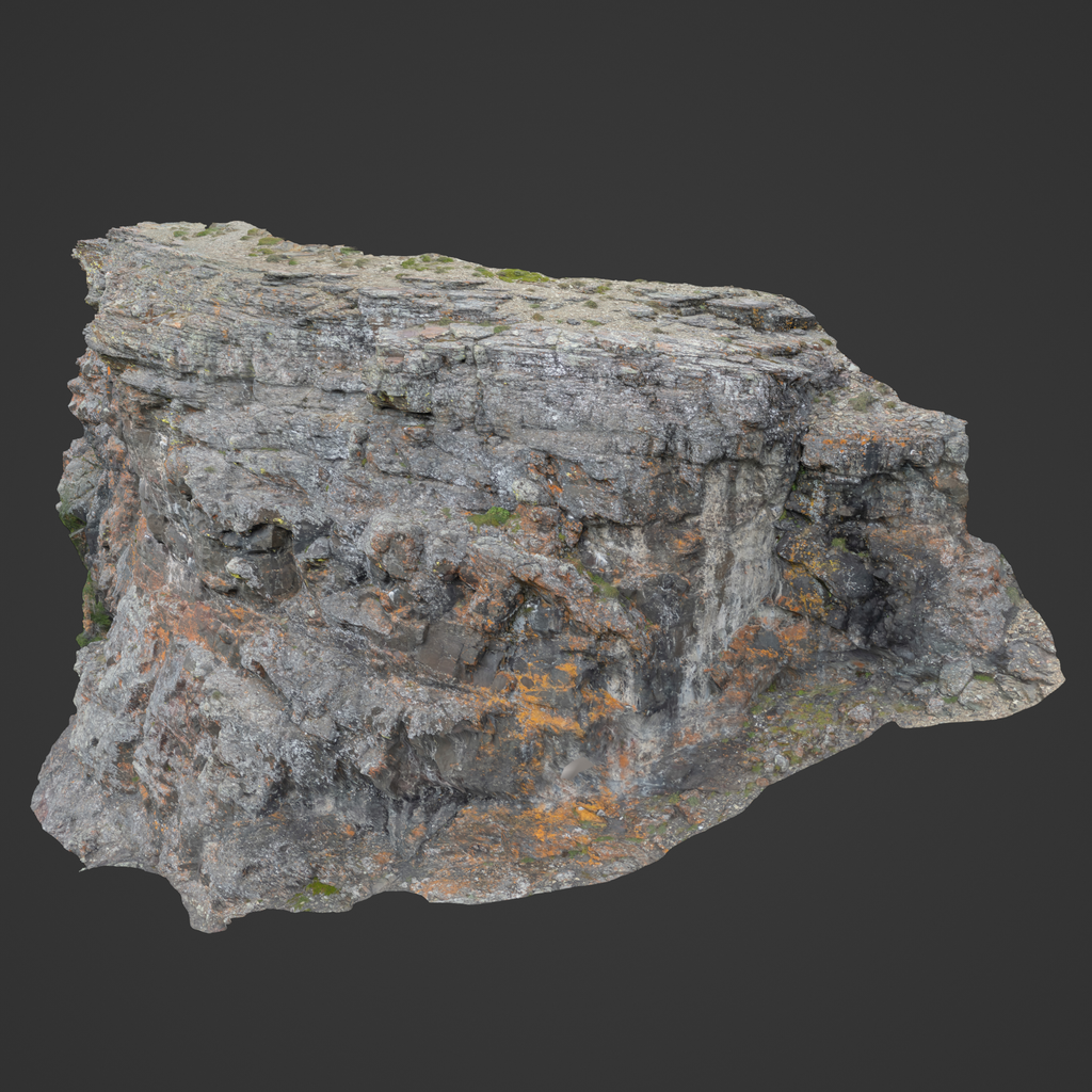 Rock Cliff on Mountain | Environment Elements models | BlenderKit