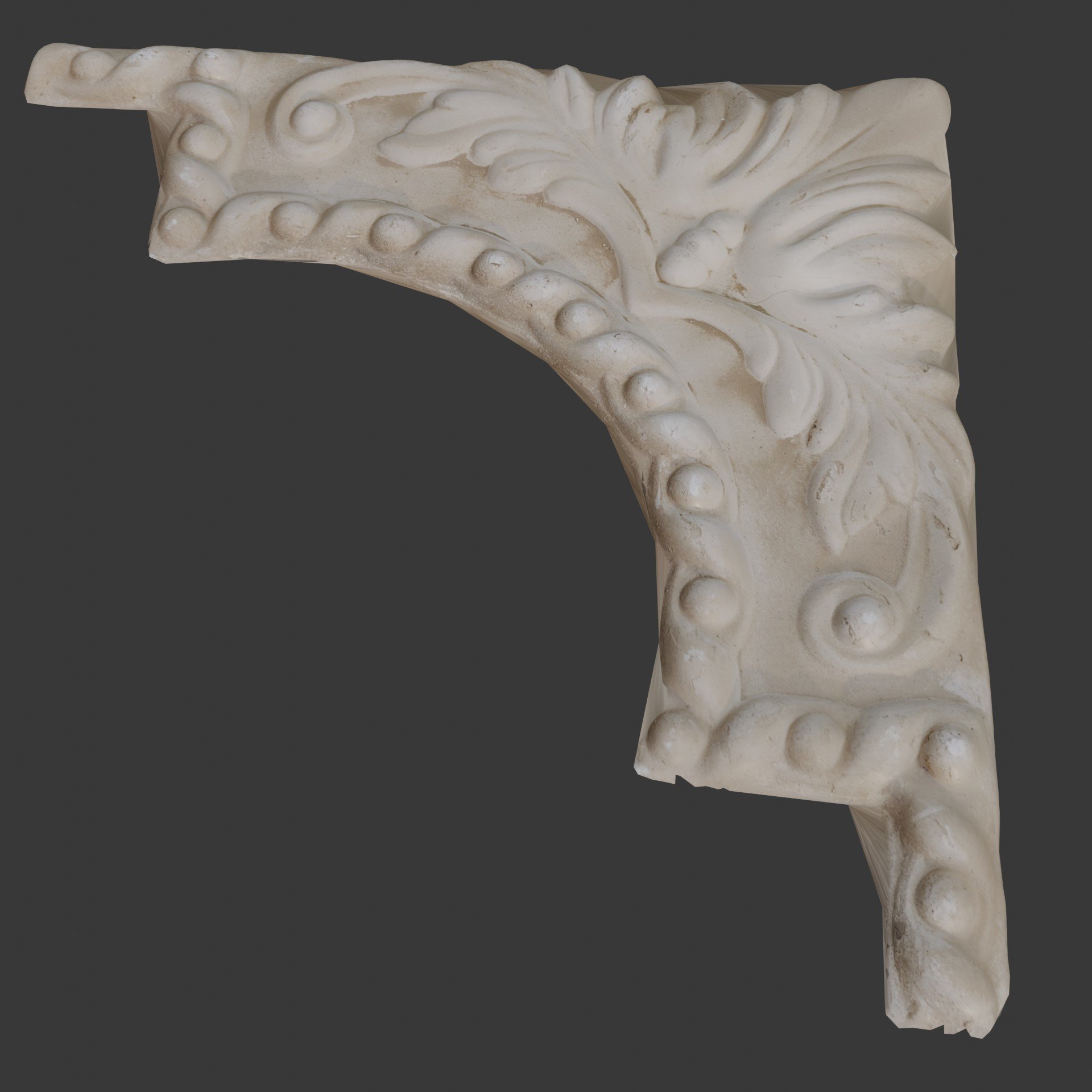 Decorative Corner Bracket | FREE Facades models | BlenderKit