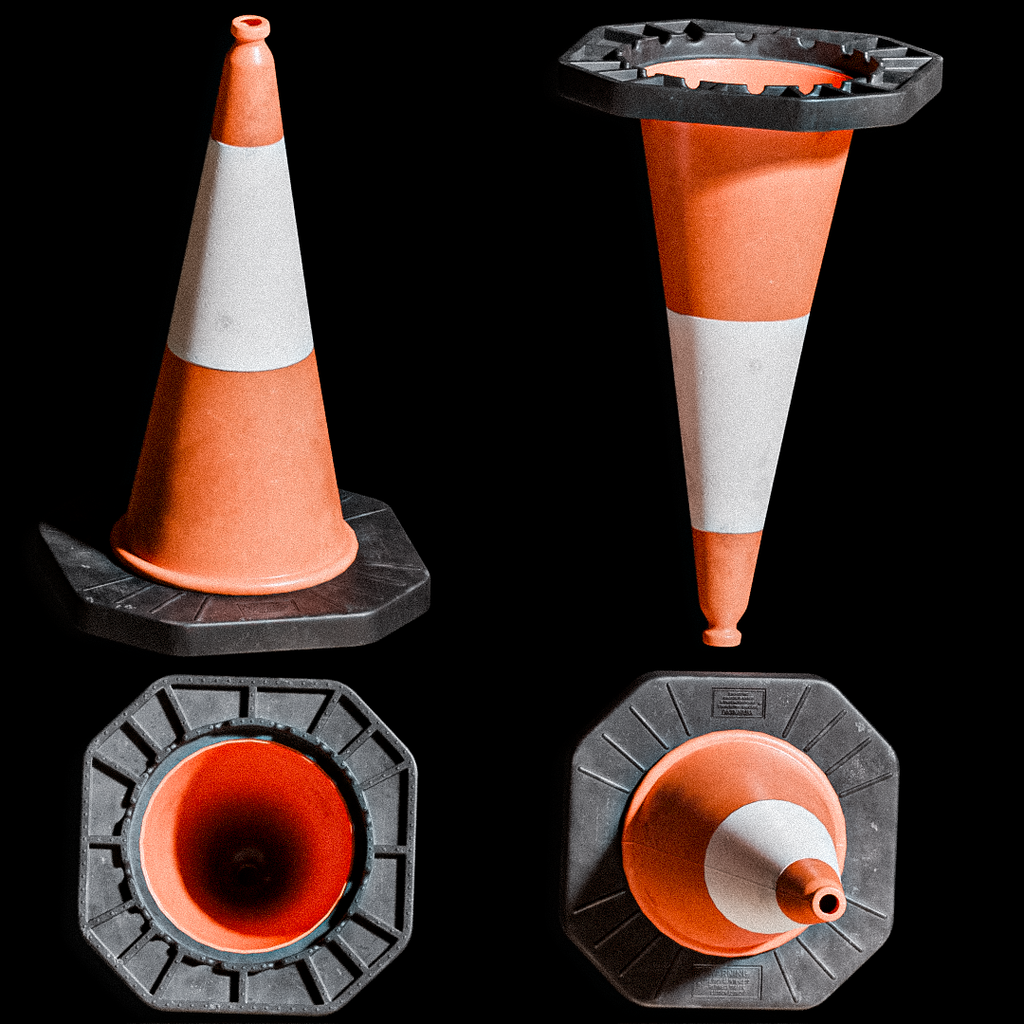 Orange Traffic Cone | Interior Decorations models | BlenderKit