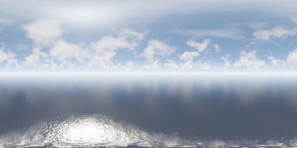 Bright Ocean Reflection HDRI | Water Environments HDRis | BlenderKit