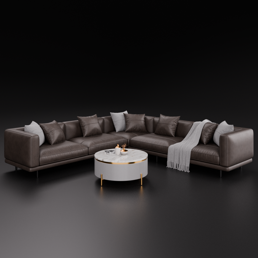 Sofa Nevyll Low | Sofas models | BlenderKit