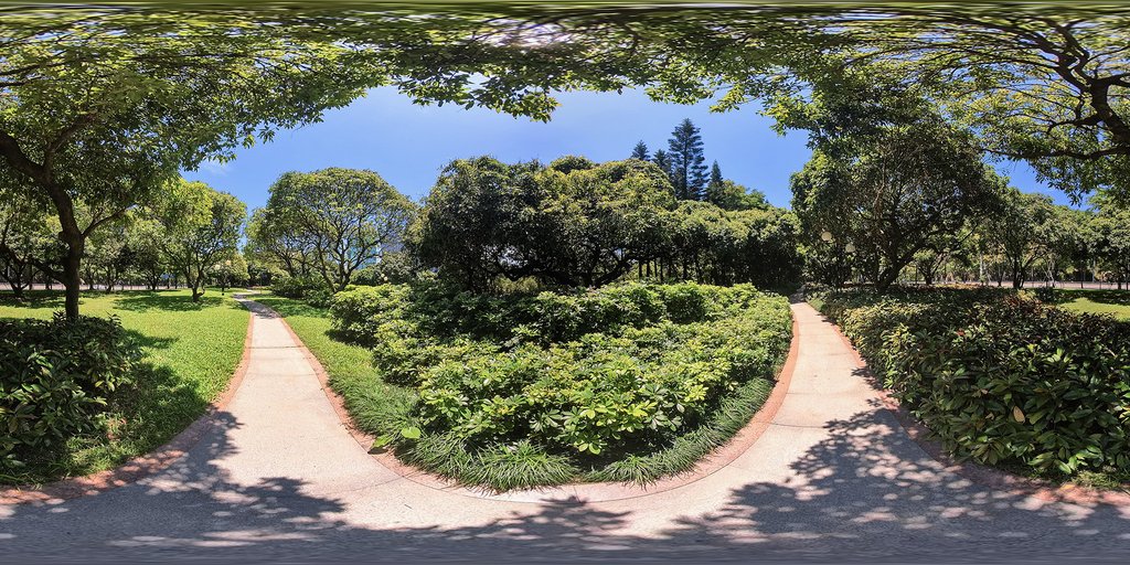 Gardens during the day | FREE Public HDRis | BlenderKit