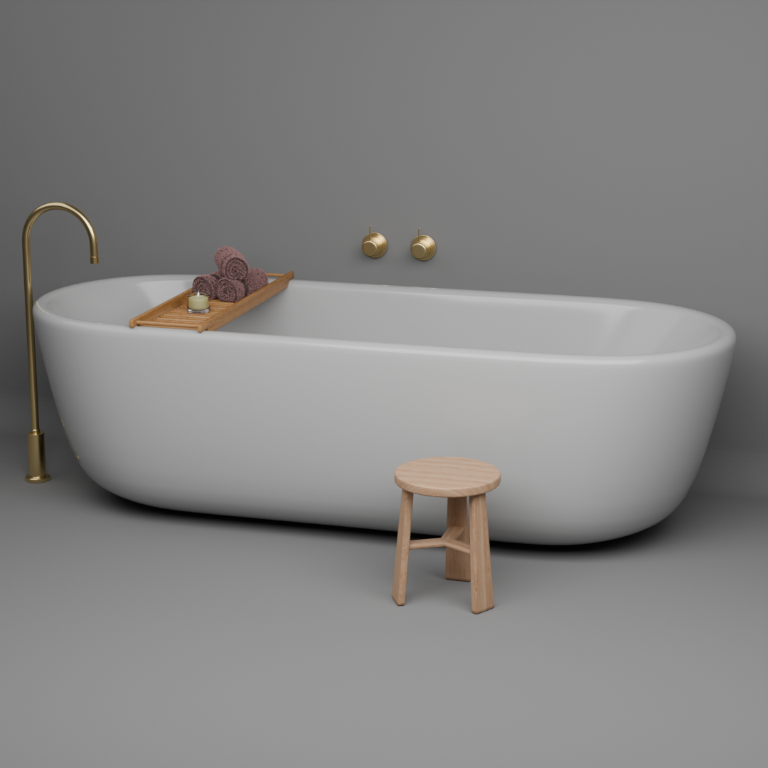 Bathtub Set | Bathhubs models | BlenderKit