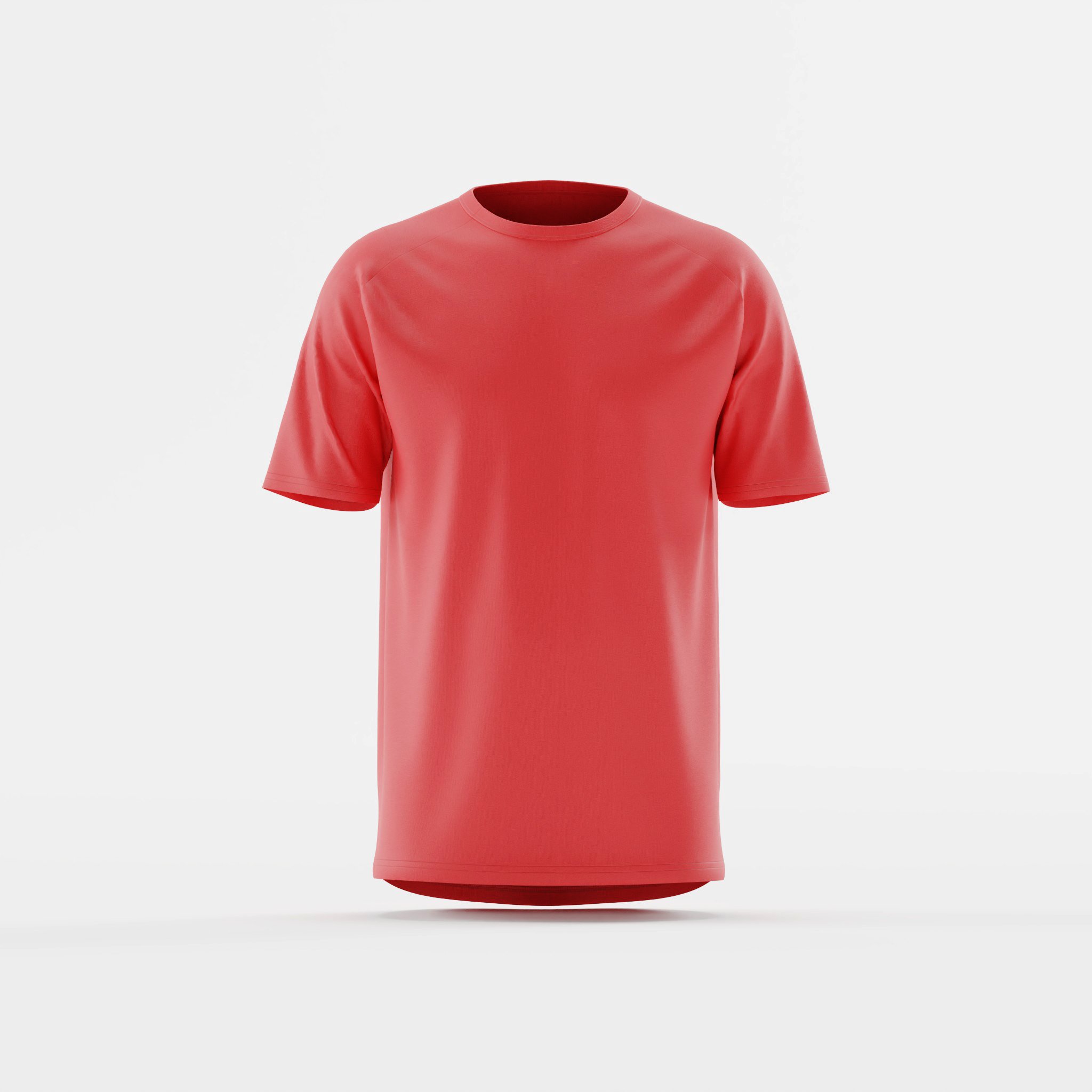Sporty Raglan Sleeve T-Shirt Design | Man Clothing models | BlenderKit