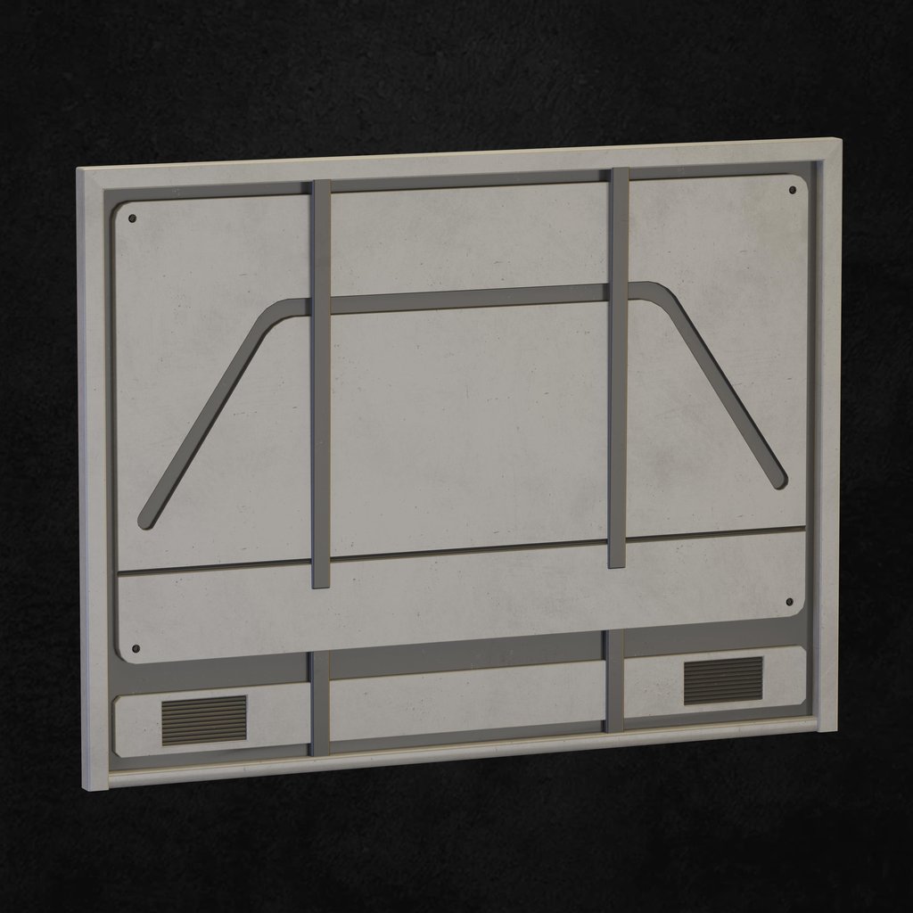 Fluted Wall Panel | FREE 3D Panels models | BlenderKit