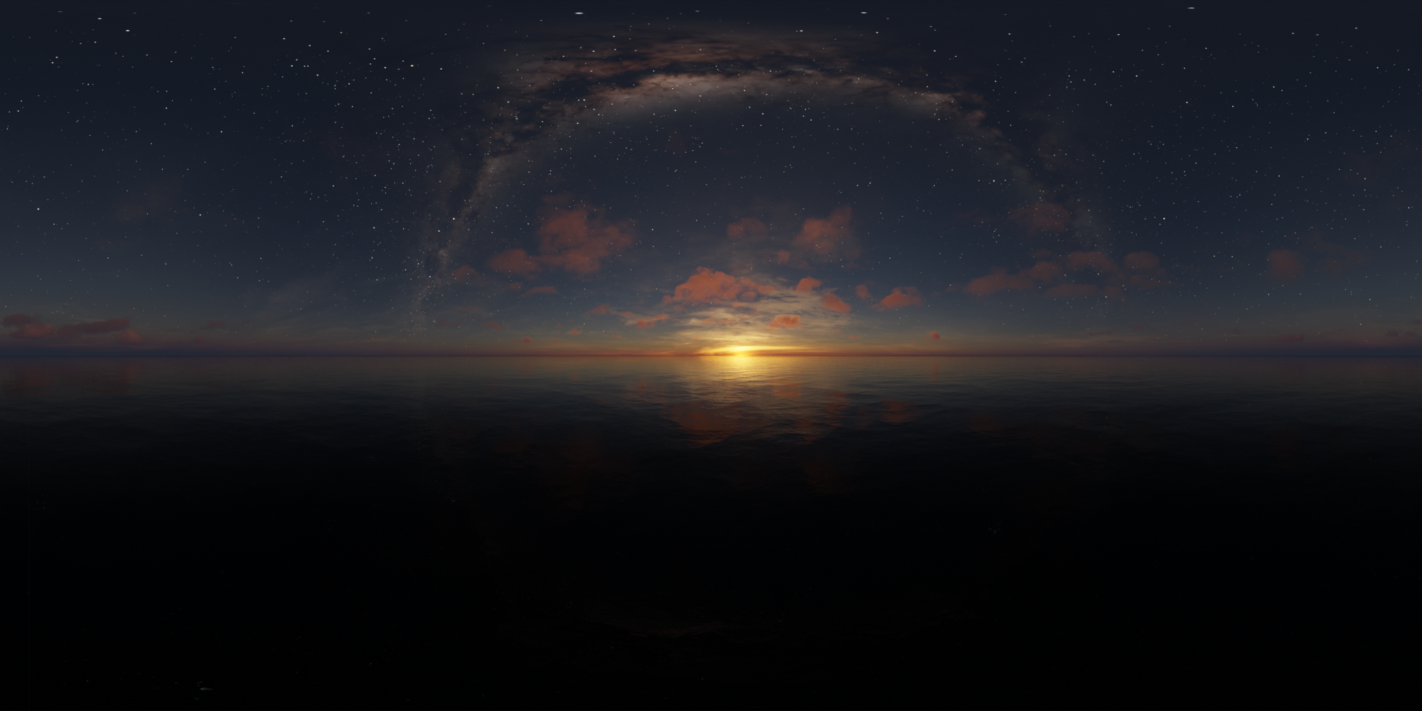 Dramatic Twilight Sky Night | Nighttime Environments HDRis | BlenderKit