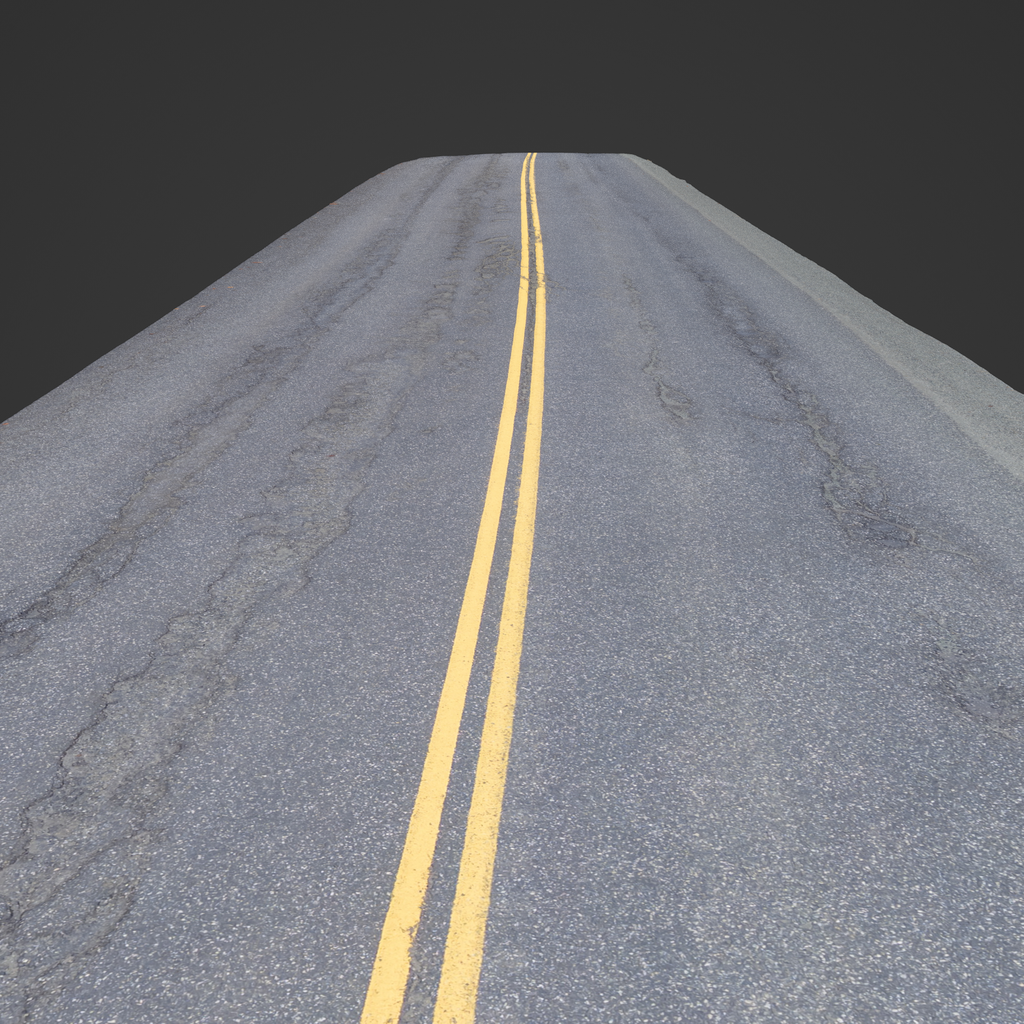 Rural Highway Road Photoscan | FREE Transport models | BlenderKit