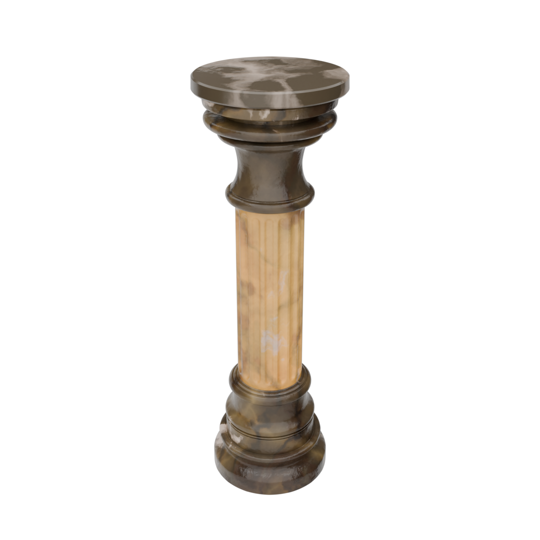 Decorative Marble Collumn | FREE Interior Sculptures models | BlenderKit