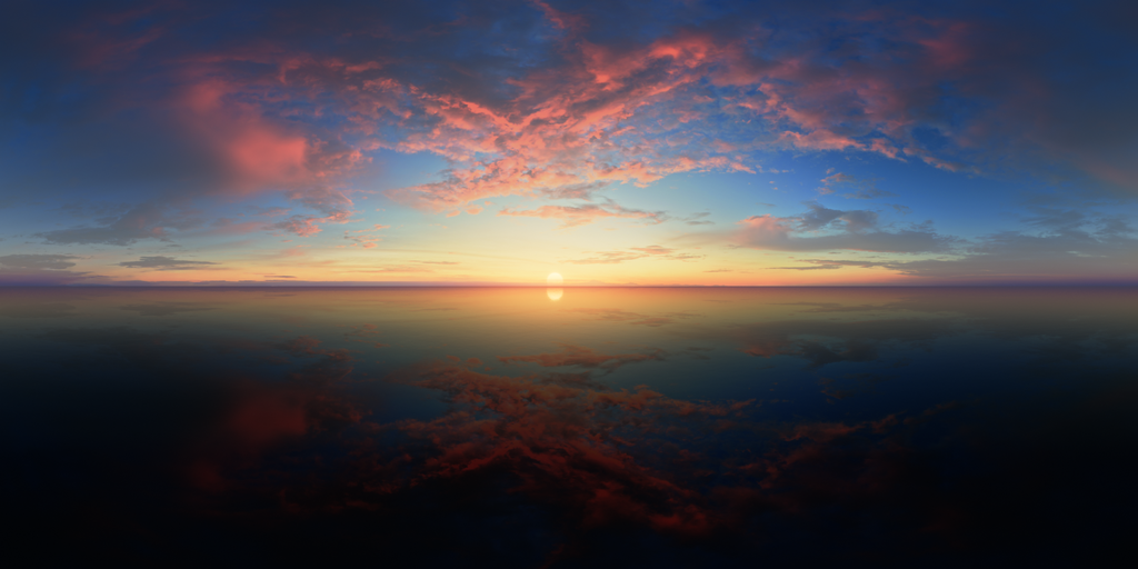 Pure Sky - Dramatic Sunset Clouds | Nature HDRis | BlenderKit