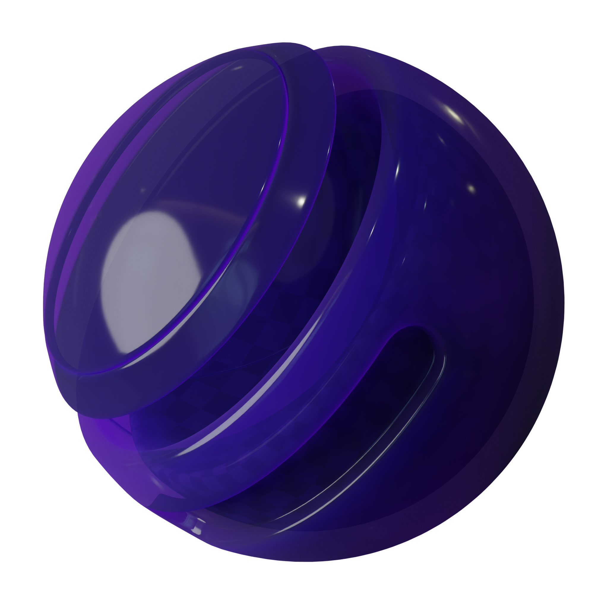 Translucent procedural purple plastic | FREE plastic materials | BlenderKit