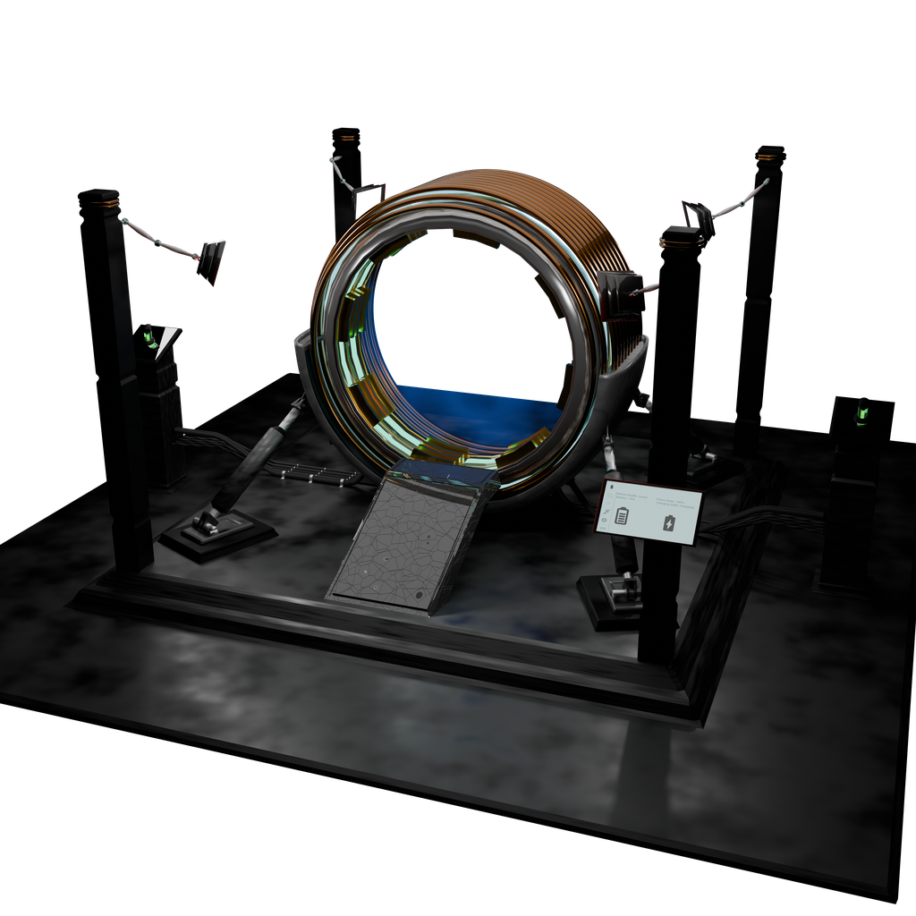 Teleporter | FREE Science models | BlenderKit