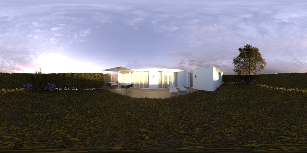 Garden Fall Morning | Nature HDRis | BlenderKit