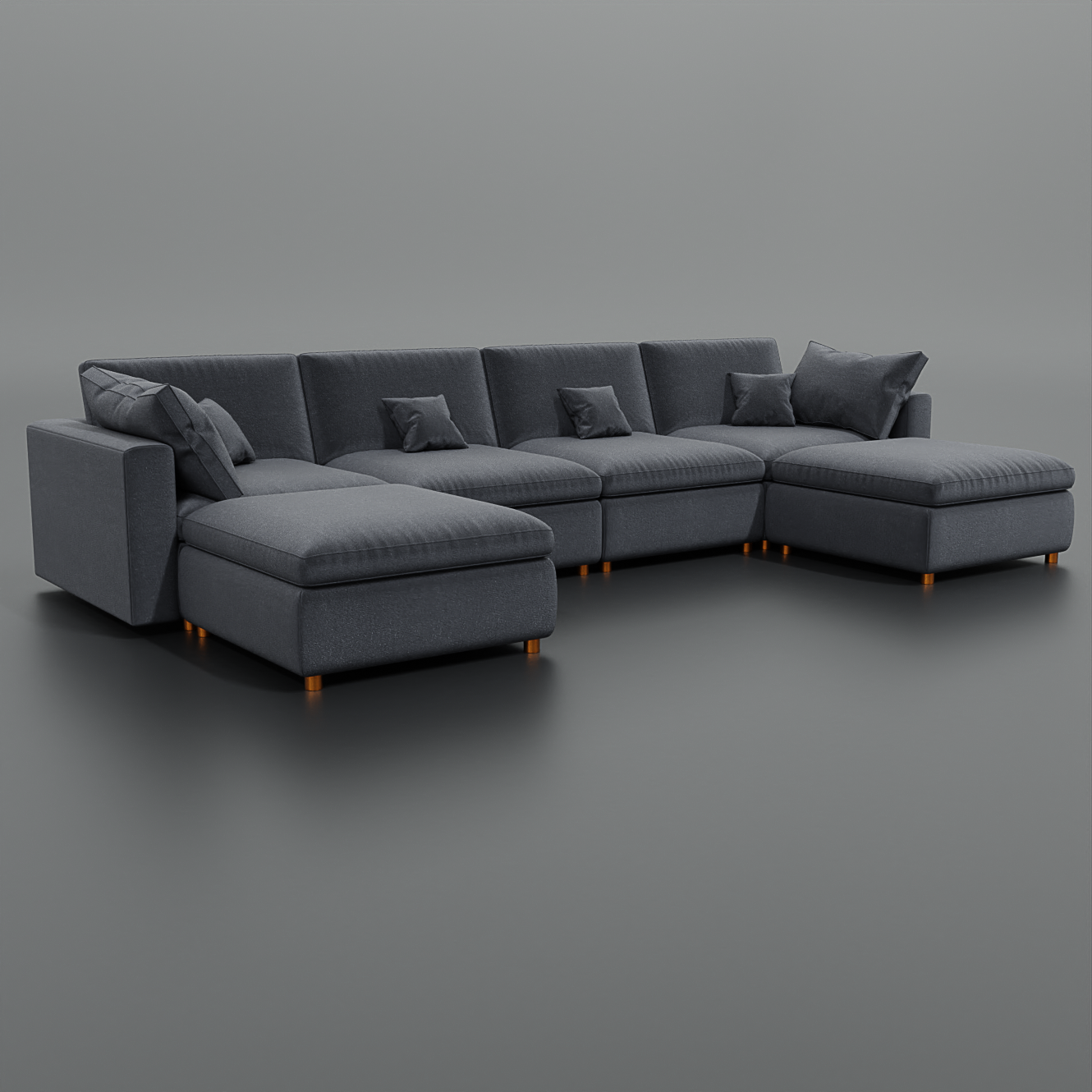 Sofa Sectional Set By Modway | 3D Sofa models | BlenderKit