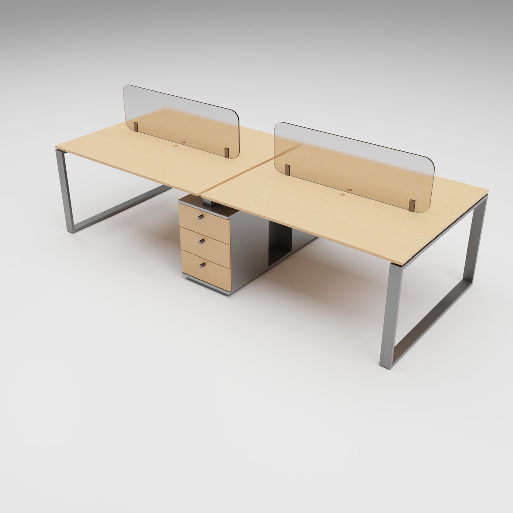 Workstation | Desks models | BlenderKit