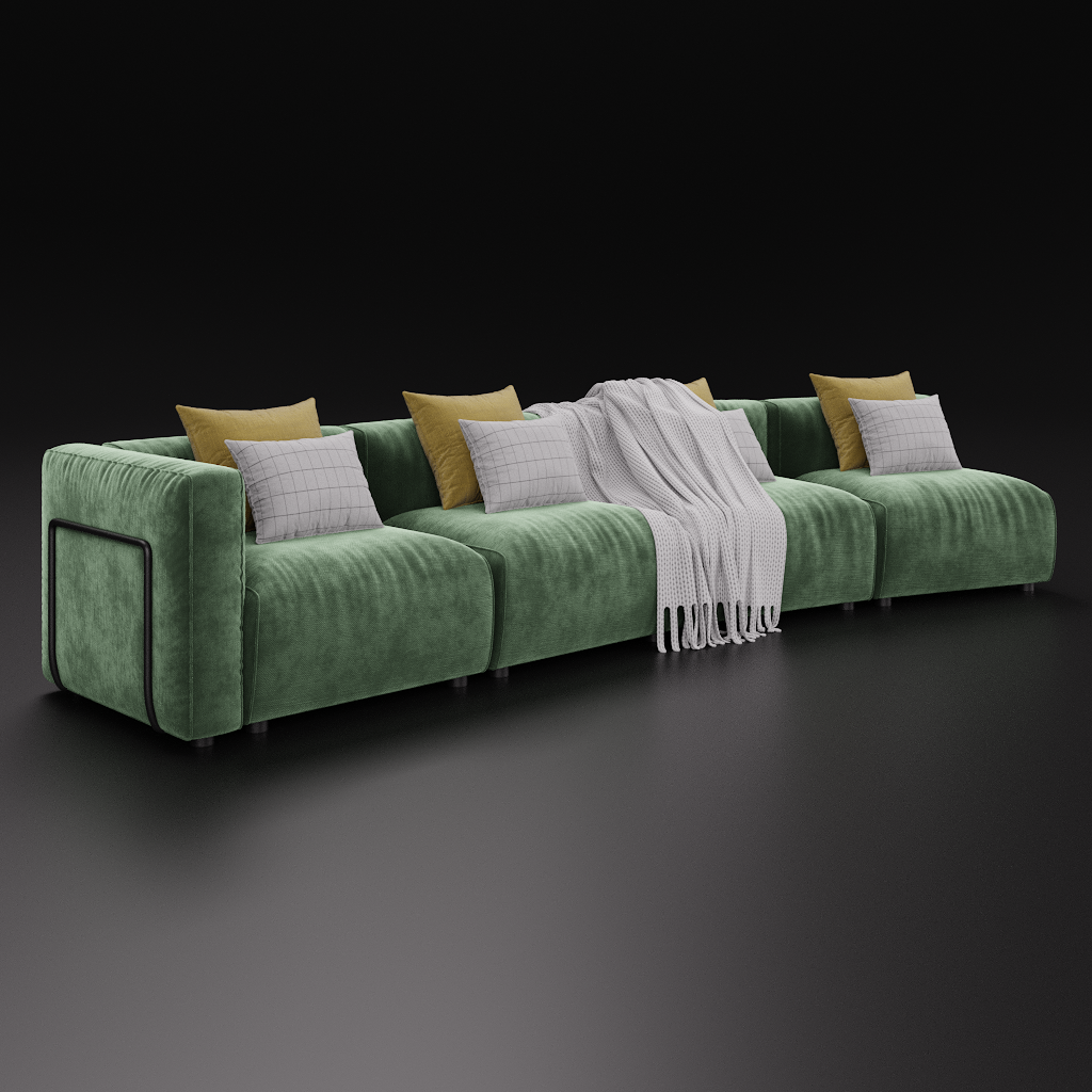 Sofa Fiocco | Sofas models | BlenderKit