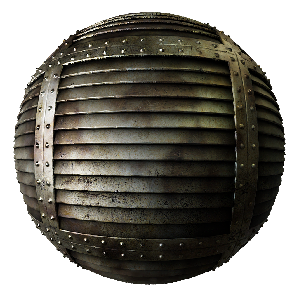 Metal Rivets Oiled Vent | FREE metal materials | BlenderKit