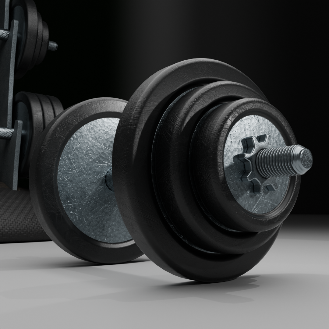 Dumbbell | Sport models | BlenderKit