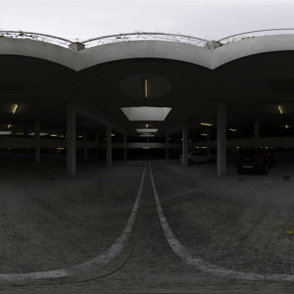 BlenderKit | Download the FREE Skylit Garage hdr