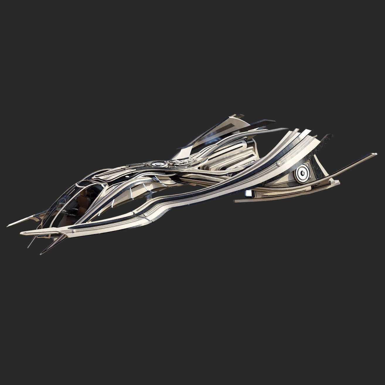 Gemini Light Craft | FREE 3D Spacecraft models | BlenderKit