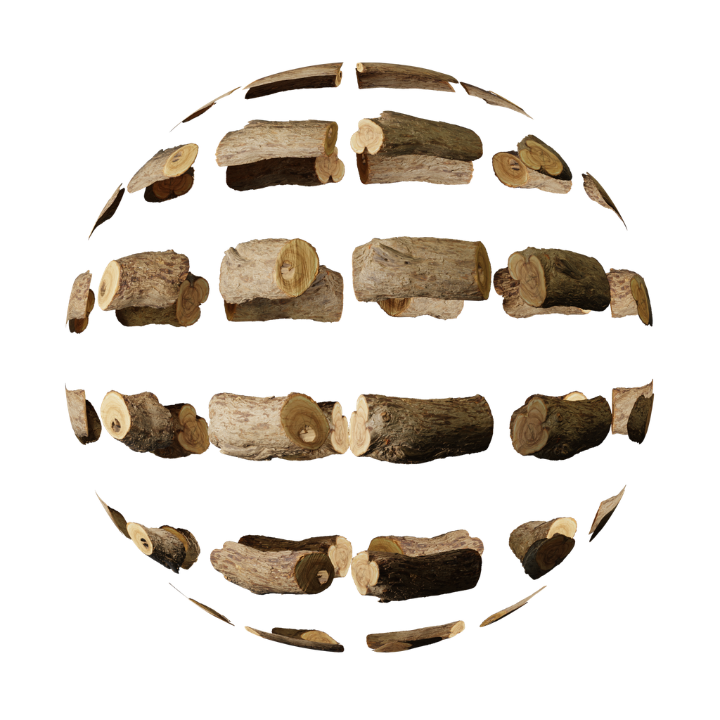 Wood Log Atlas | FREE organic materials | BlenderKit