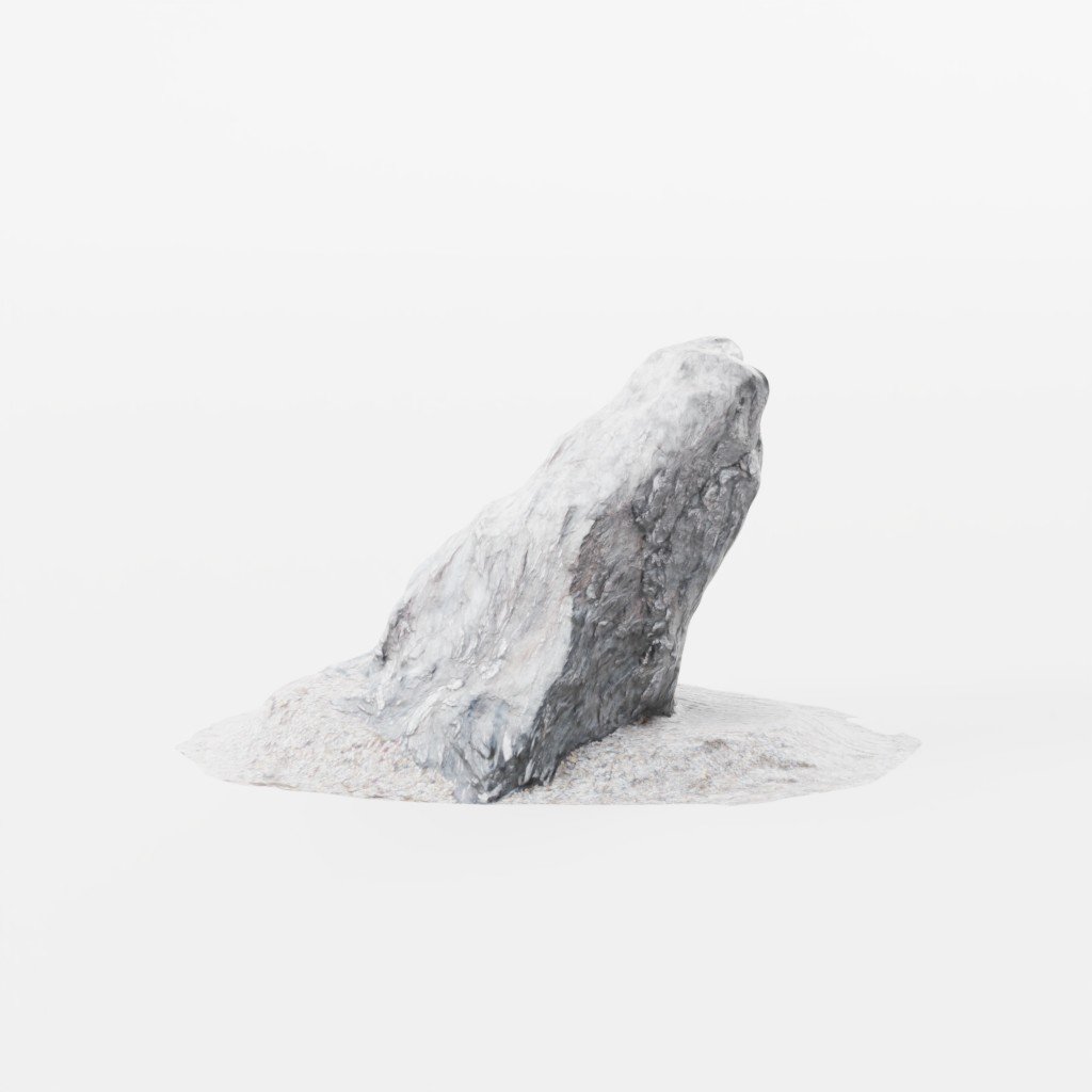 Beach Stone #6 - photogrammetry | 3D Terrain models | BlenderKit