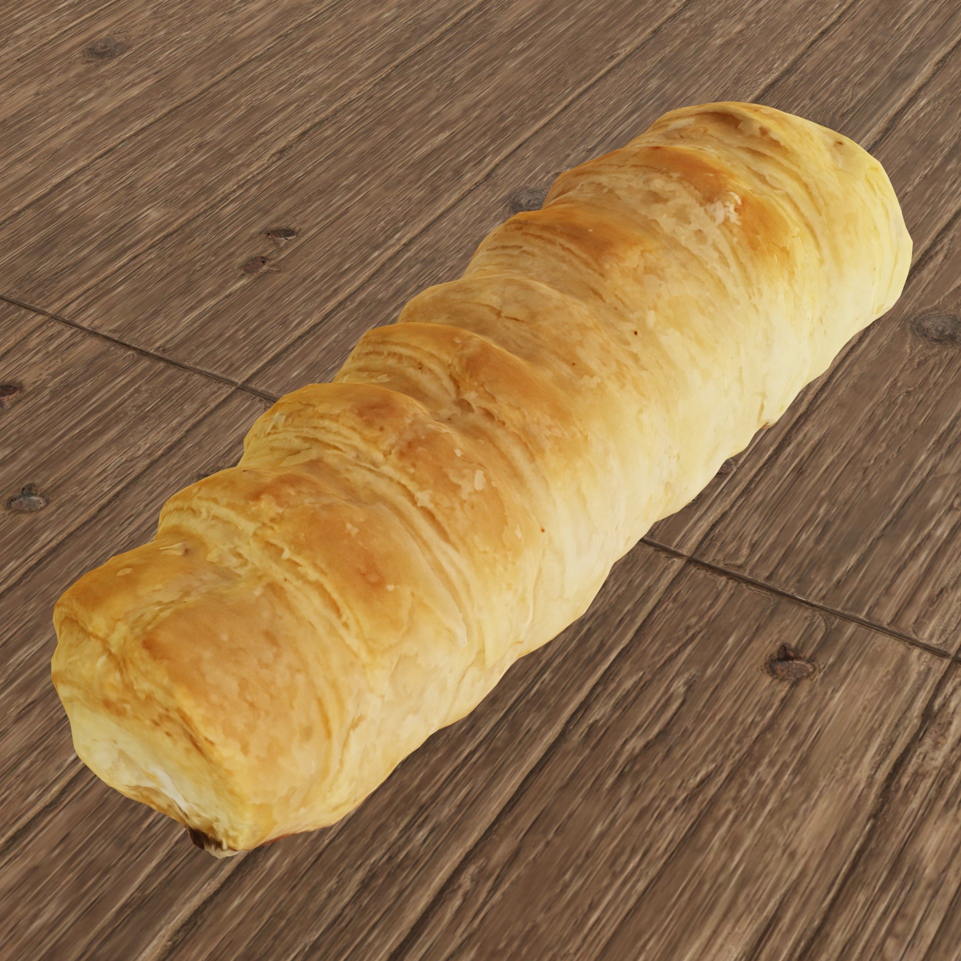 Twist Roll | FREE Food models | BlenderKit